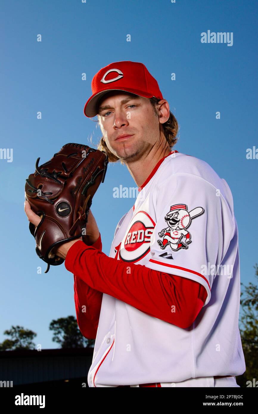 Pitcher Bronson Arroyo of the Cincinnati Reds for a portrait during ...