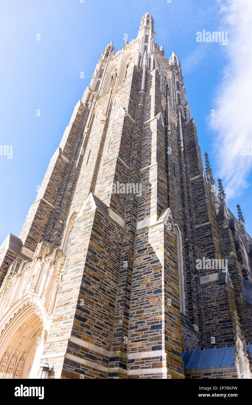 Chapel Drive, Duke University, Durham, North Carolina, showing green ...