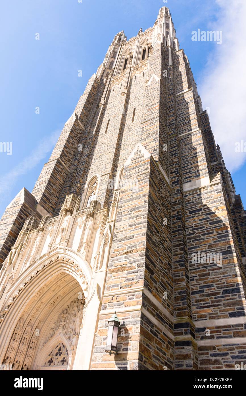 Chapel Drive, Duke University, Durham, North Carolina, showing green ...