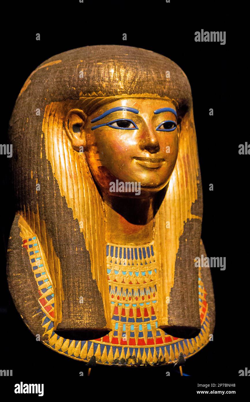 Egypt, Cairo, Egyptian Museum, from the tomb of Yuya and Thuya in Luxor ...