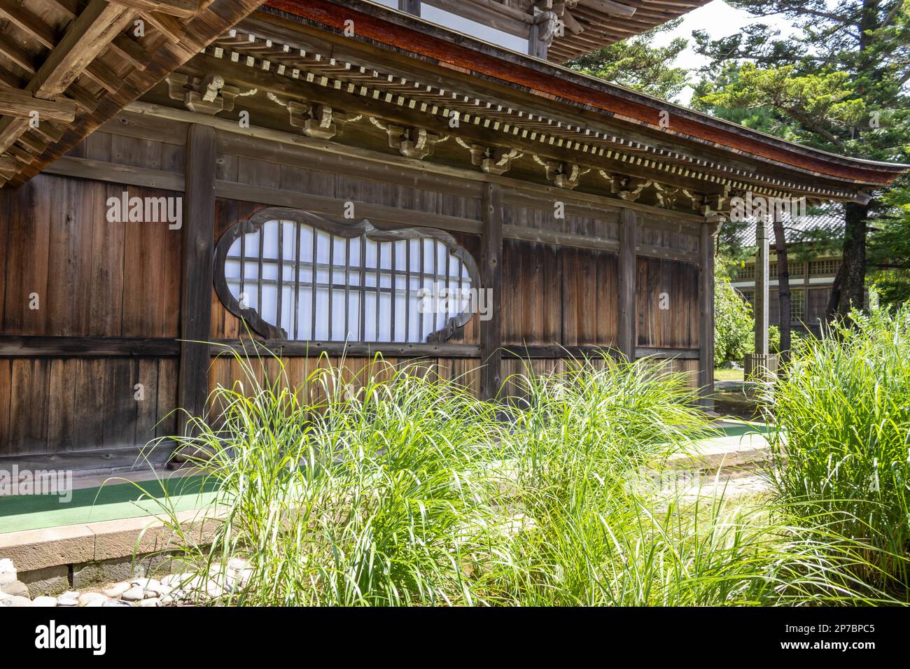 Temple buildings at Daijouji, a 700-year old Soto zen buddhist temple ...