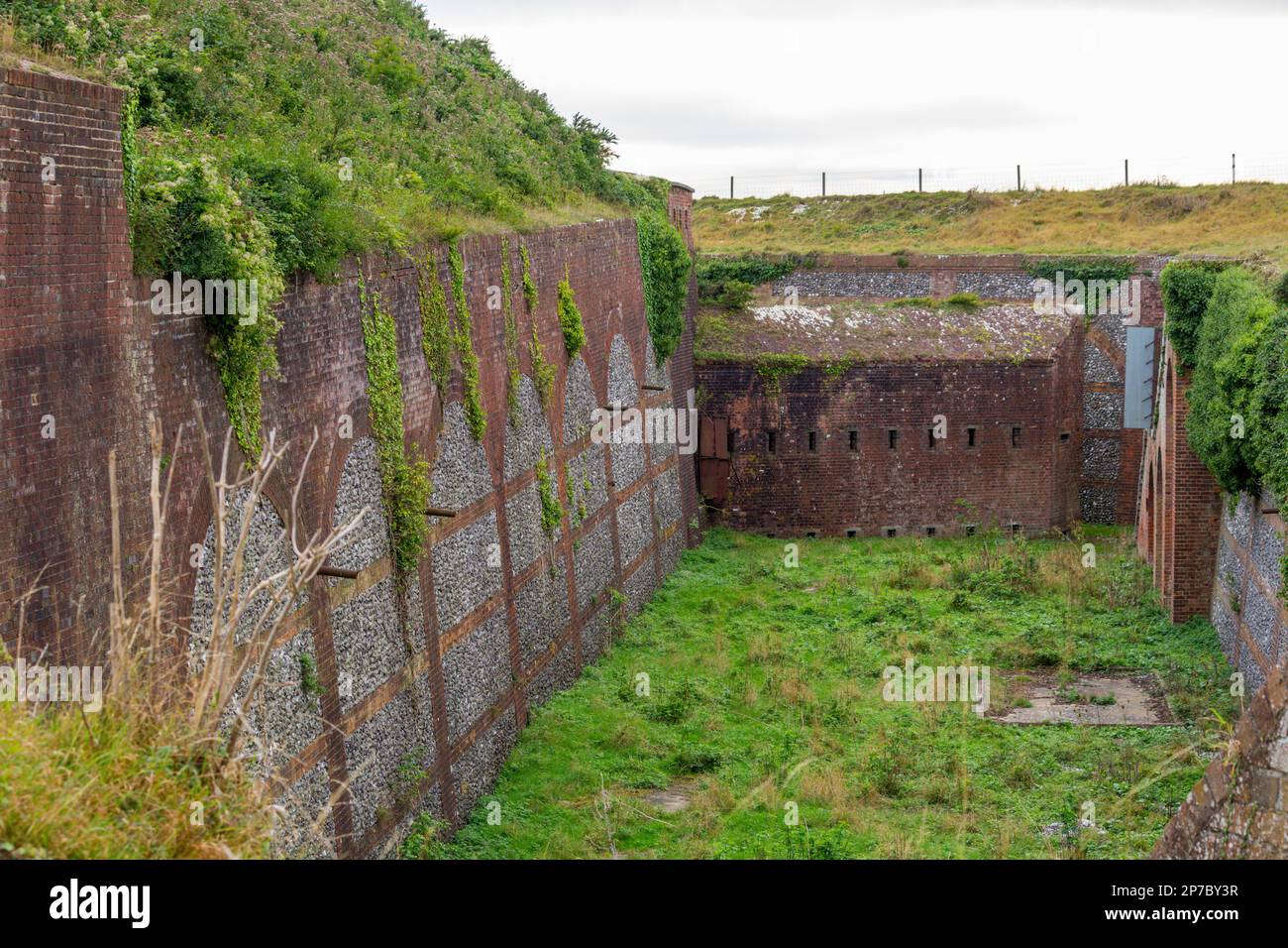 Bembridge Fort, Culver Down, Isle of Wight, UK Stock Photo - Alamy