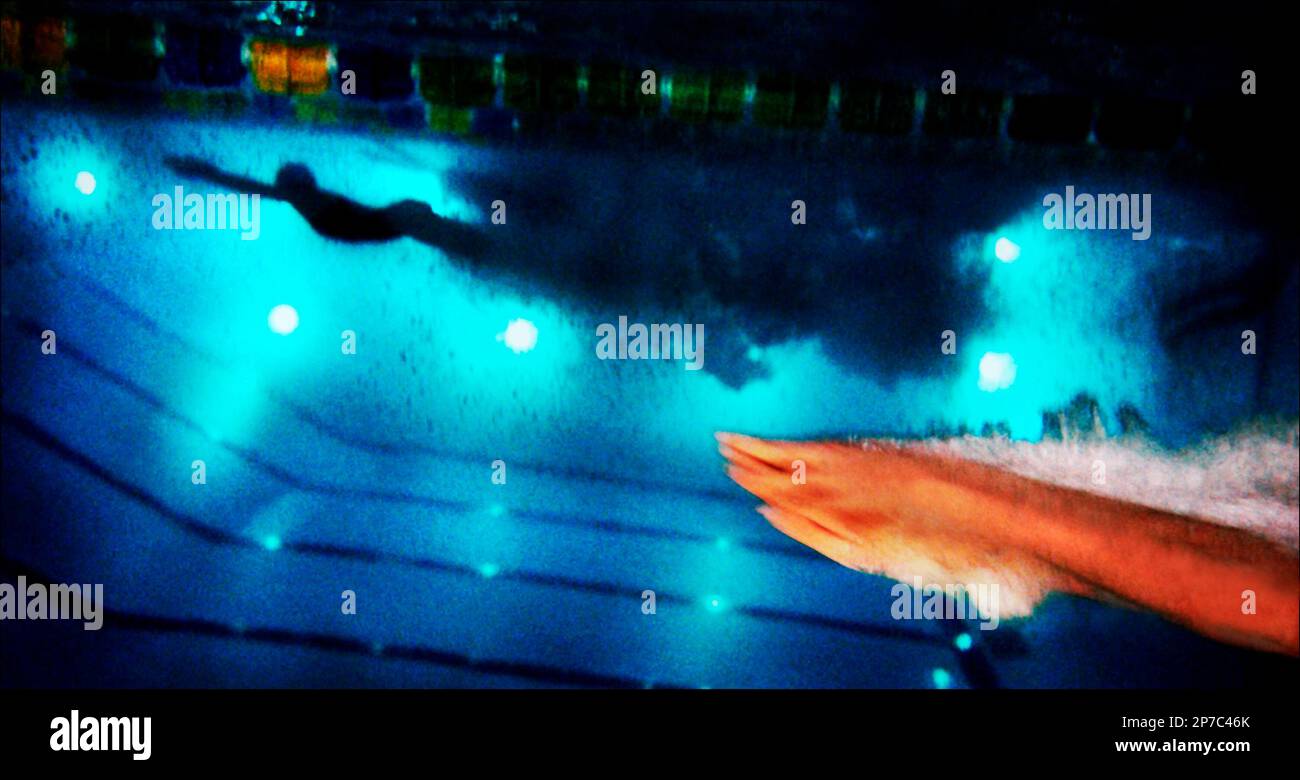 During the state finals of the girls 200 medley relay at Princess Anne ...