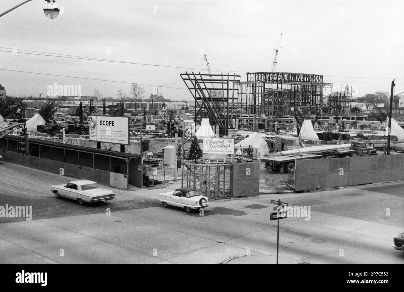 Construction of Scope, Norfolk, Va., December 28, 1969. Courtesy of The ...