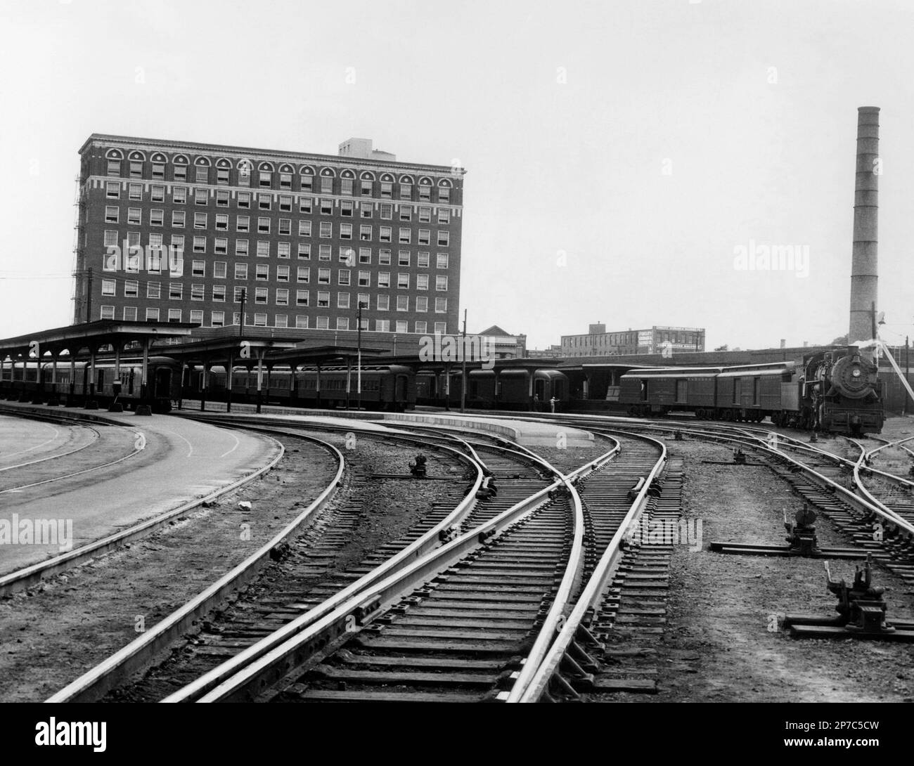 Norfolk and Western Terminal Station Building, Norfolk, Va., circa 1962 ...