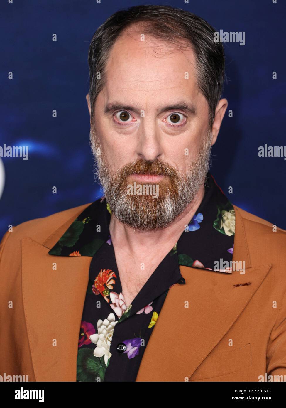 WESTWOOD, LOS ANGELES, CALIFORNIA, USA - MARCH 07: Brendan Hunt arrives ...