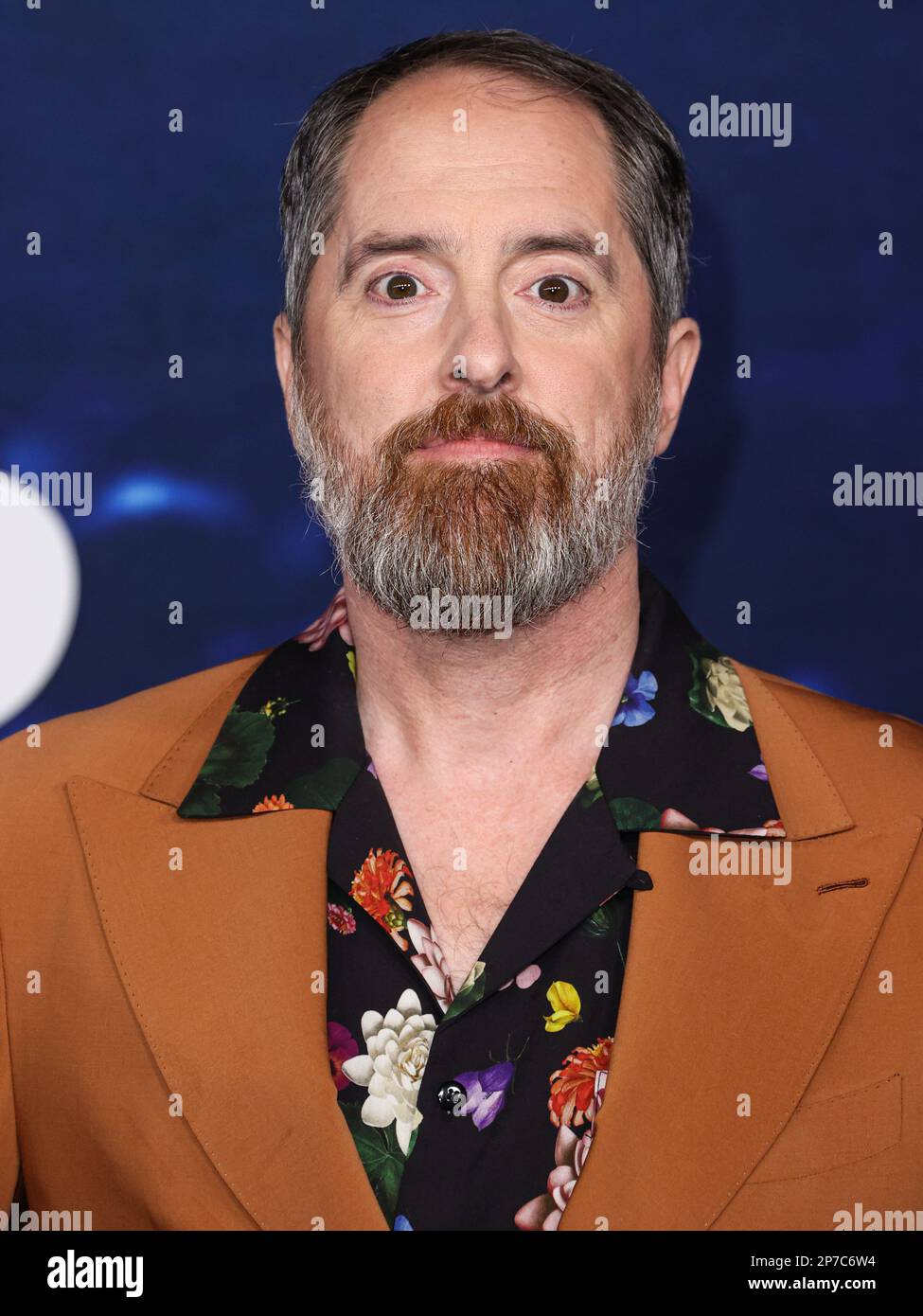 WESTWOOD, LOS ANGELES, CALIFORNIA, USA - MARCH 07: Brendan Hunt arrives ...