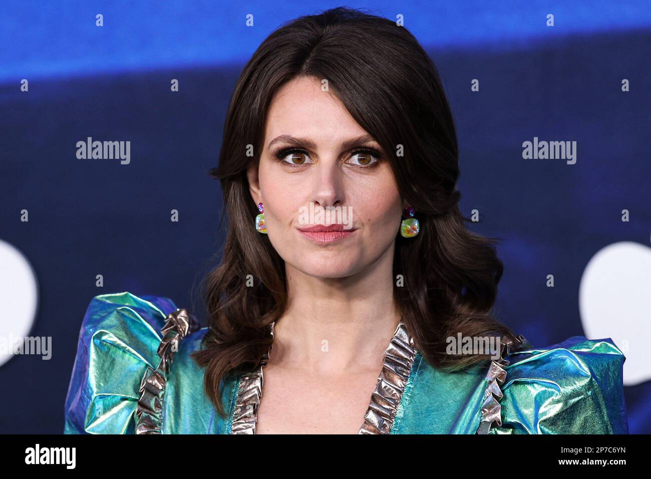 WESTWOOD, LOS ANGELES, CALIFORNIA, USA - MARCH 07: Ellie Taylor arrives ...
