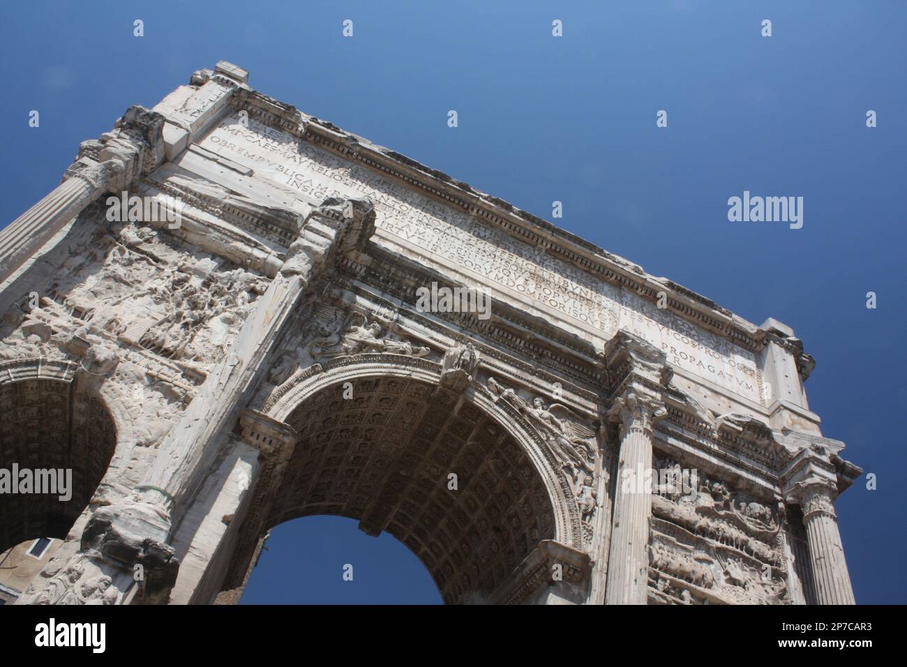 Arch of Septimius Severus, Roman Forum, Rome, Italy Stock Photo - Alamy