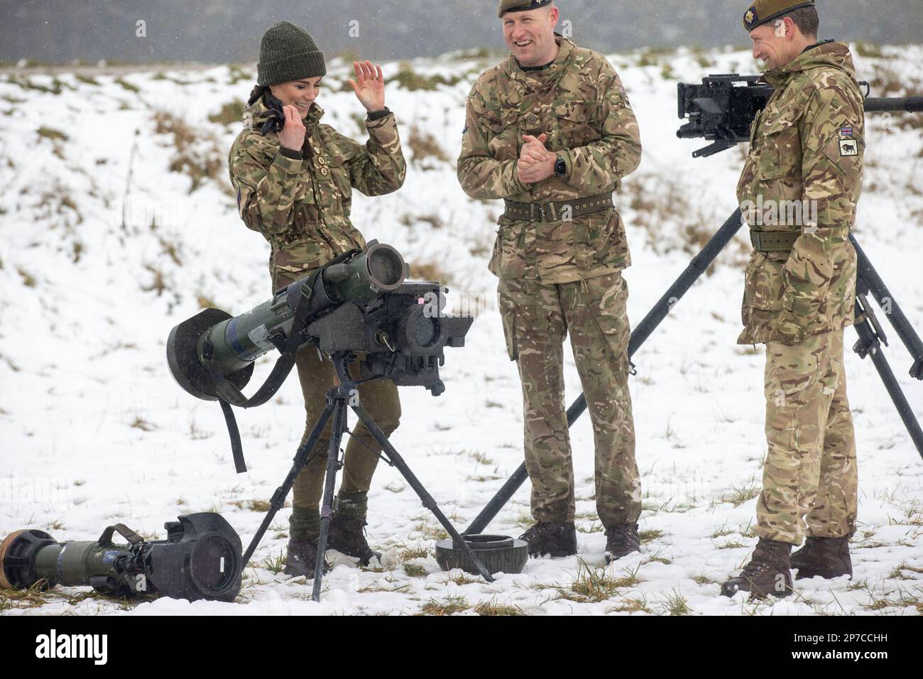 Britain's Kate, Princess of Wales, Colonel, Irish Guards, is shown ...