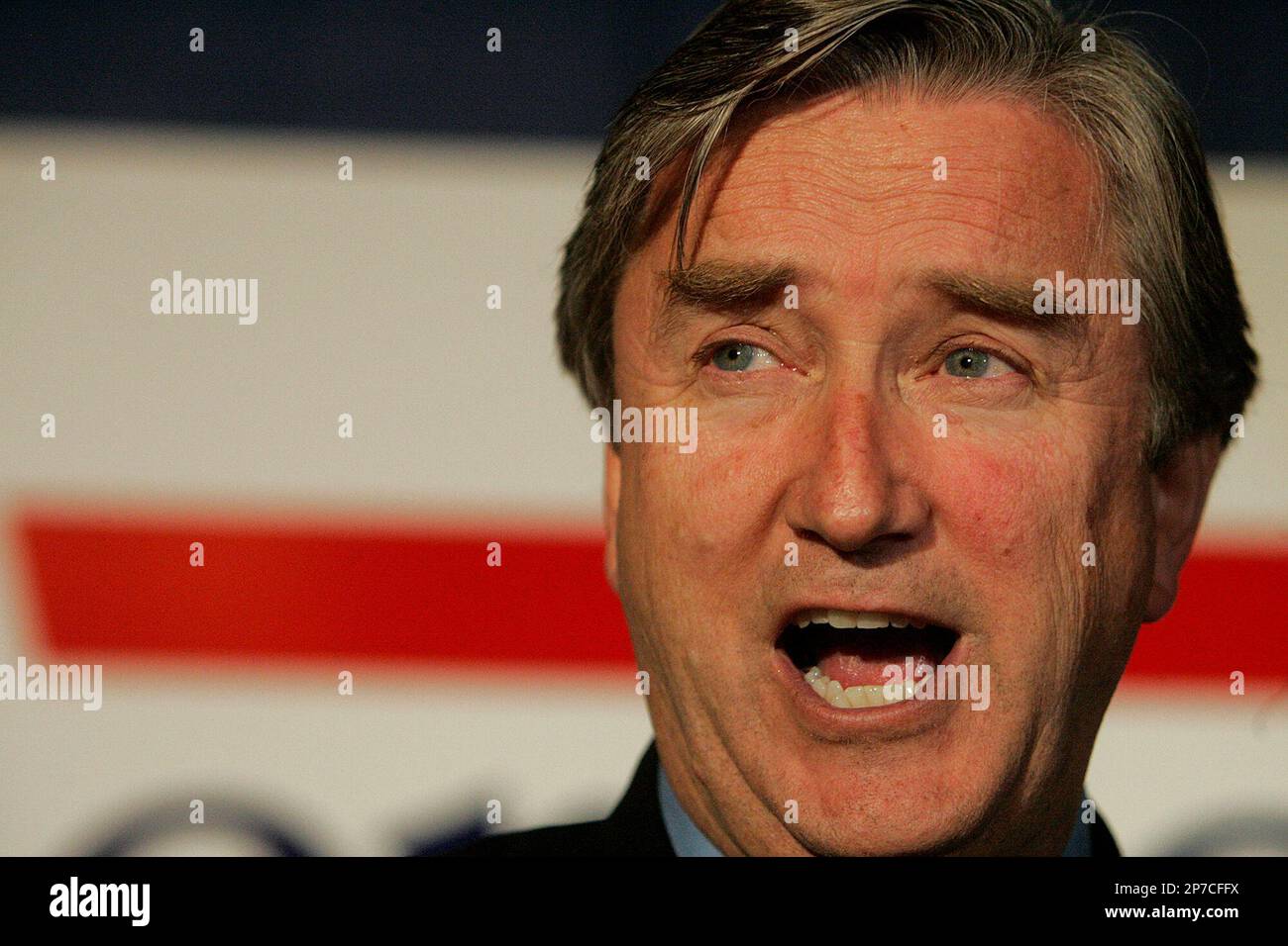 Democratic Congressman John Tierney talks to the crowd at the Hawthorne ...