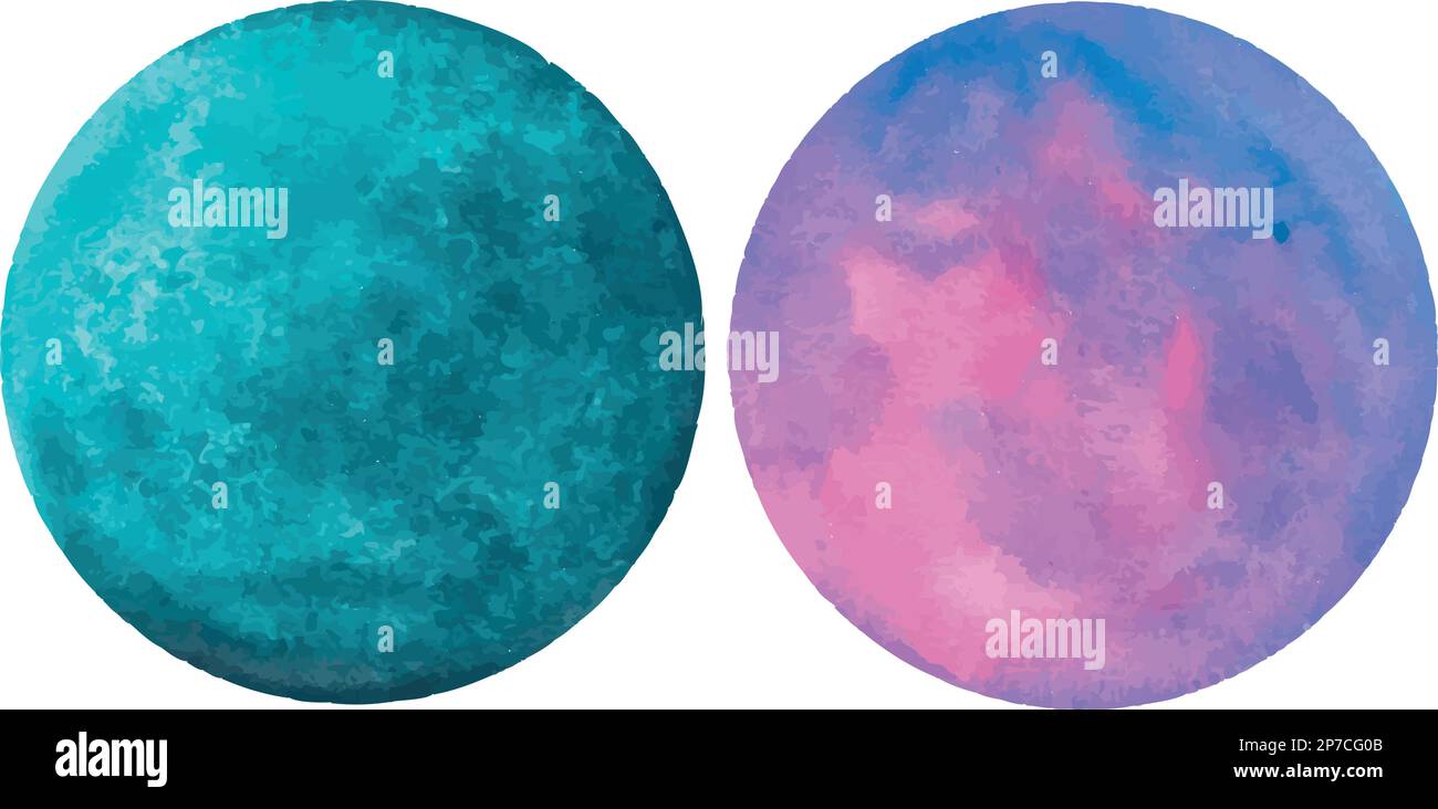 Planets realistic transparent set with planets isolated vector ...