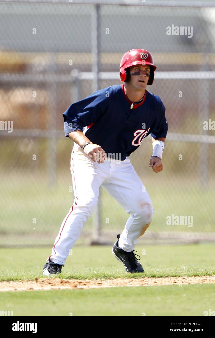 #1 pick in the MLB Draft 2010 Outfielder Bryce Harper of the Washington ...