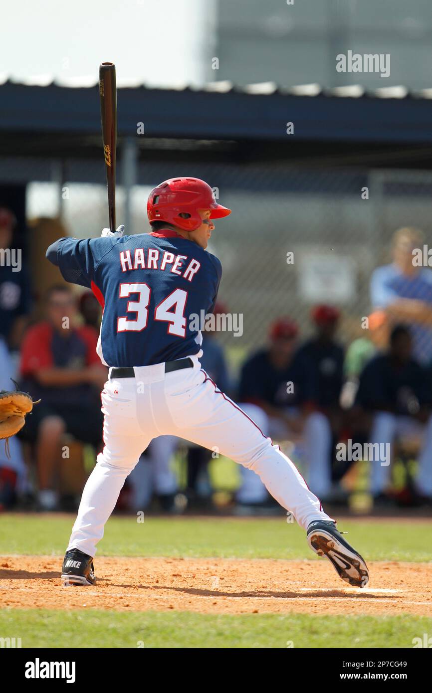 #1 pick in the MLB Draft 2010 Outfielder Bryce Harper of the Washington ...