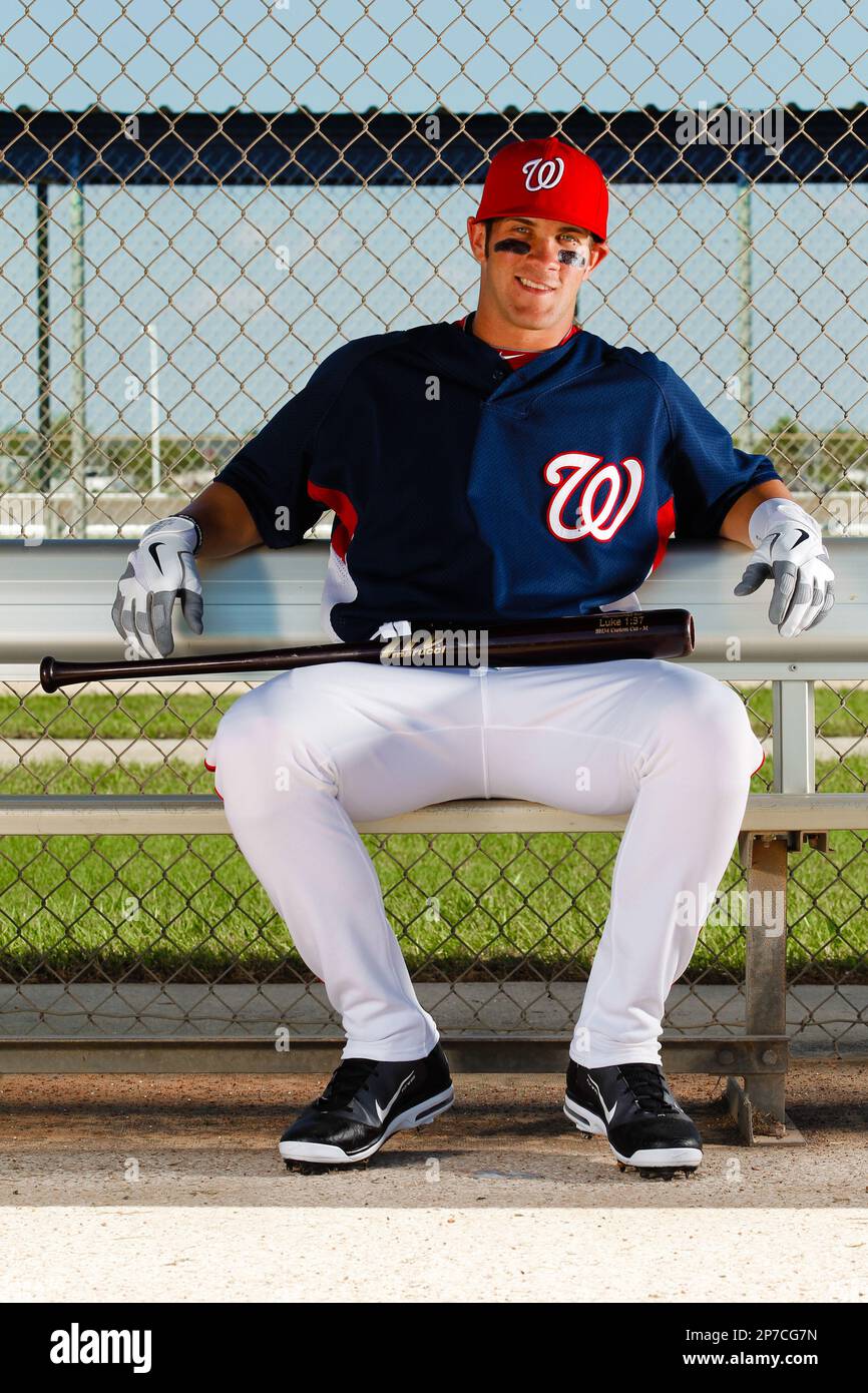 #1 pick in the MLB Draft 2010 Outfielder Bryce Harper of the Washington ...
