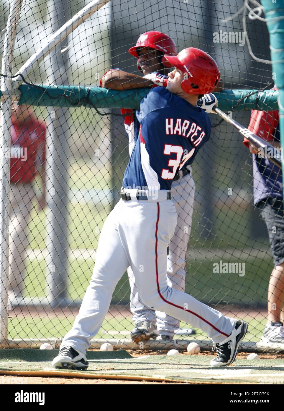#1 pick in the MLB Draft 2010 Outfielder Bryce Harper of the Washington ...