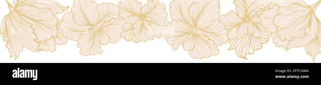 Beautiful floral art background with space for text. Luxury wallpaper ...