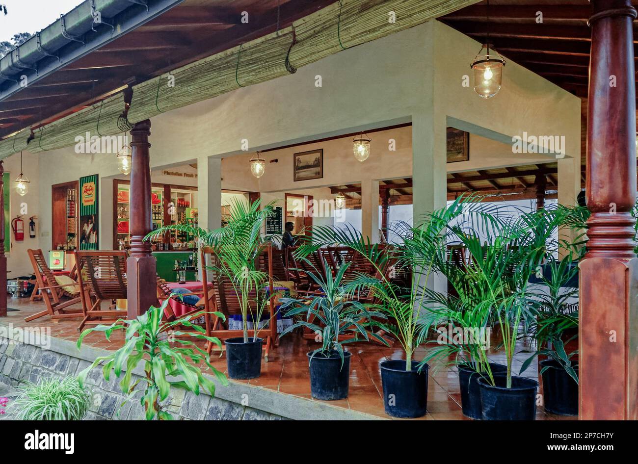 09 07 2007 old style cafe in the historic Tea shop Rambukkana Colombo Ceylon; Sri Lanka Sri ...