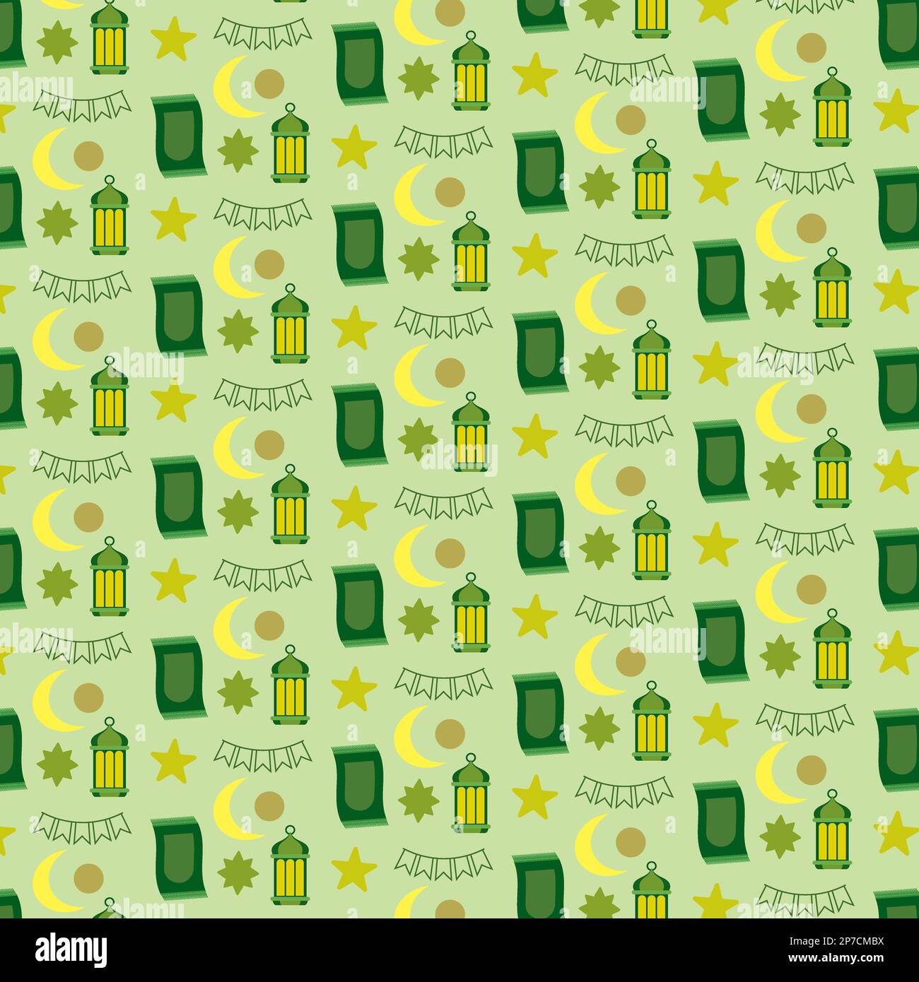 Islamic Ramadan month Seamless Pattern Stock Photo - Alamy