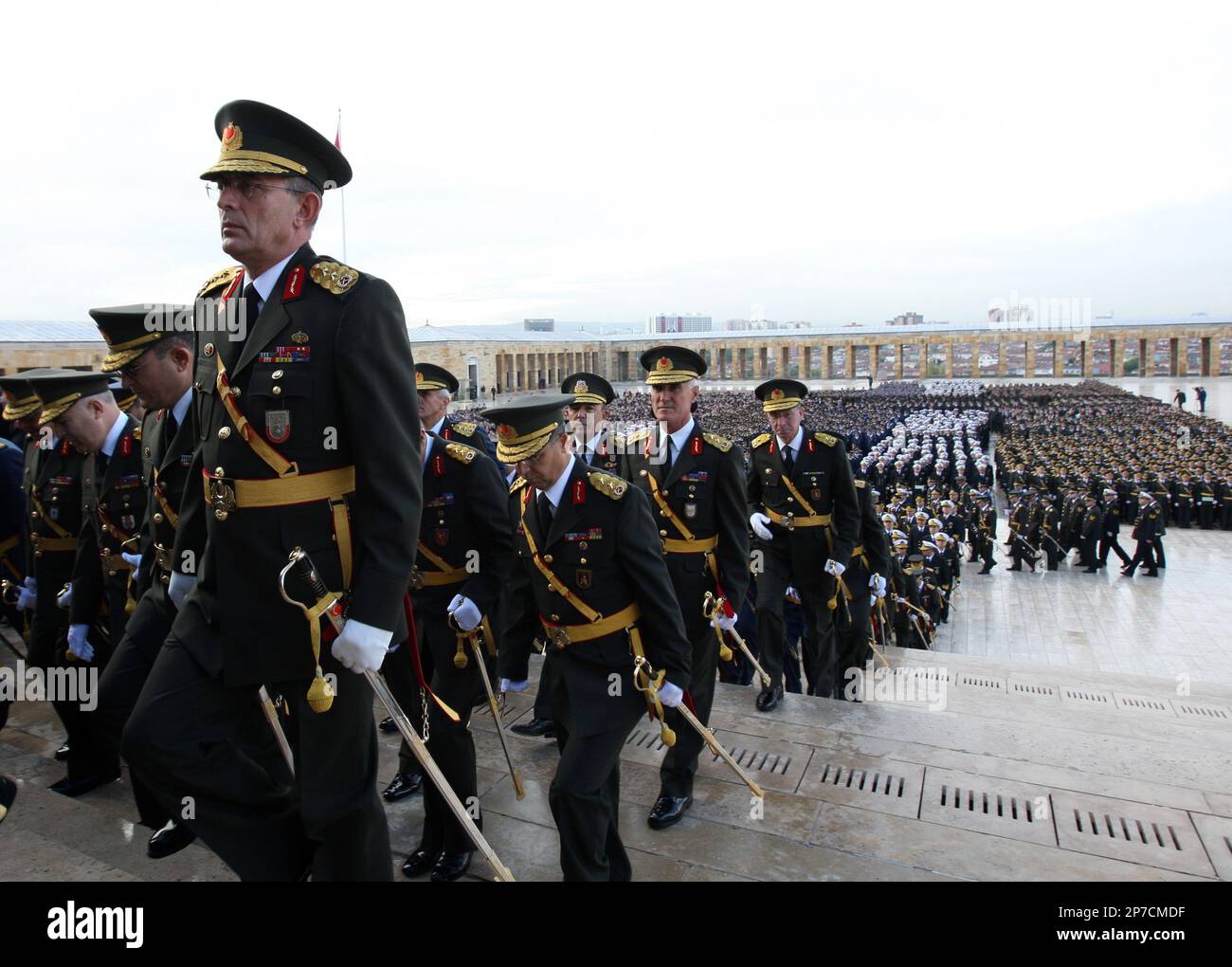 Turkish army generals join President Abdullah Gul, Prime Minister Recep ...