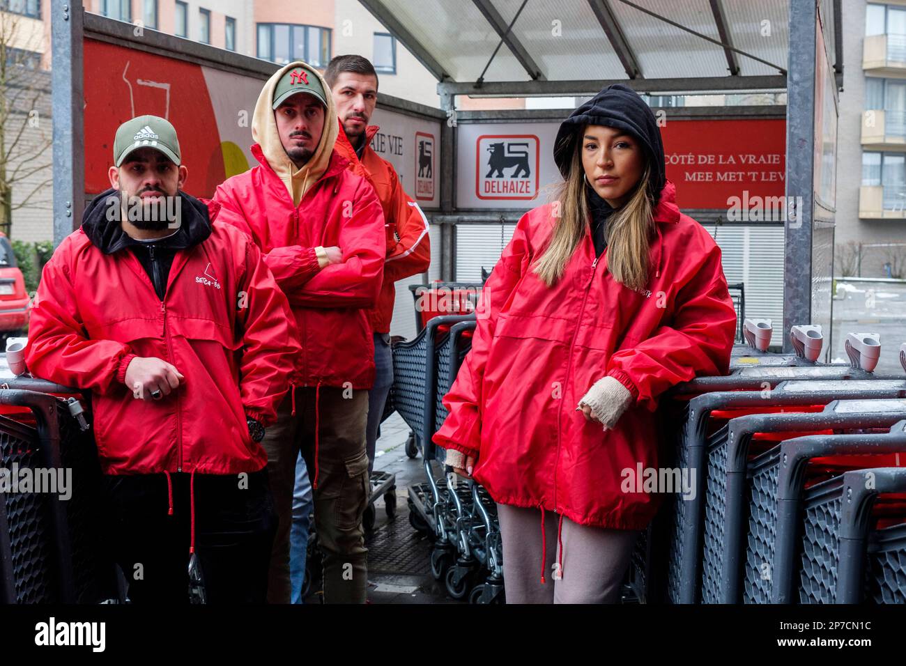 Delhaize store closed. Due to the staff action following the ...