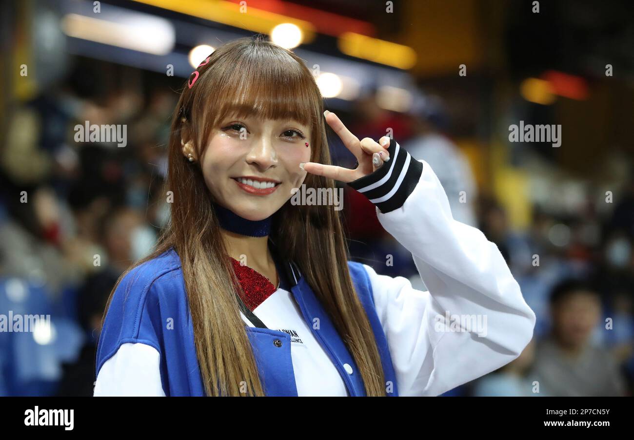 Chinese Taipei cheerleaders "Classic Girls" perform to root for their ...