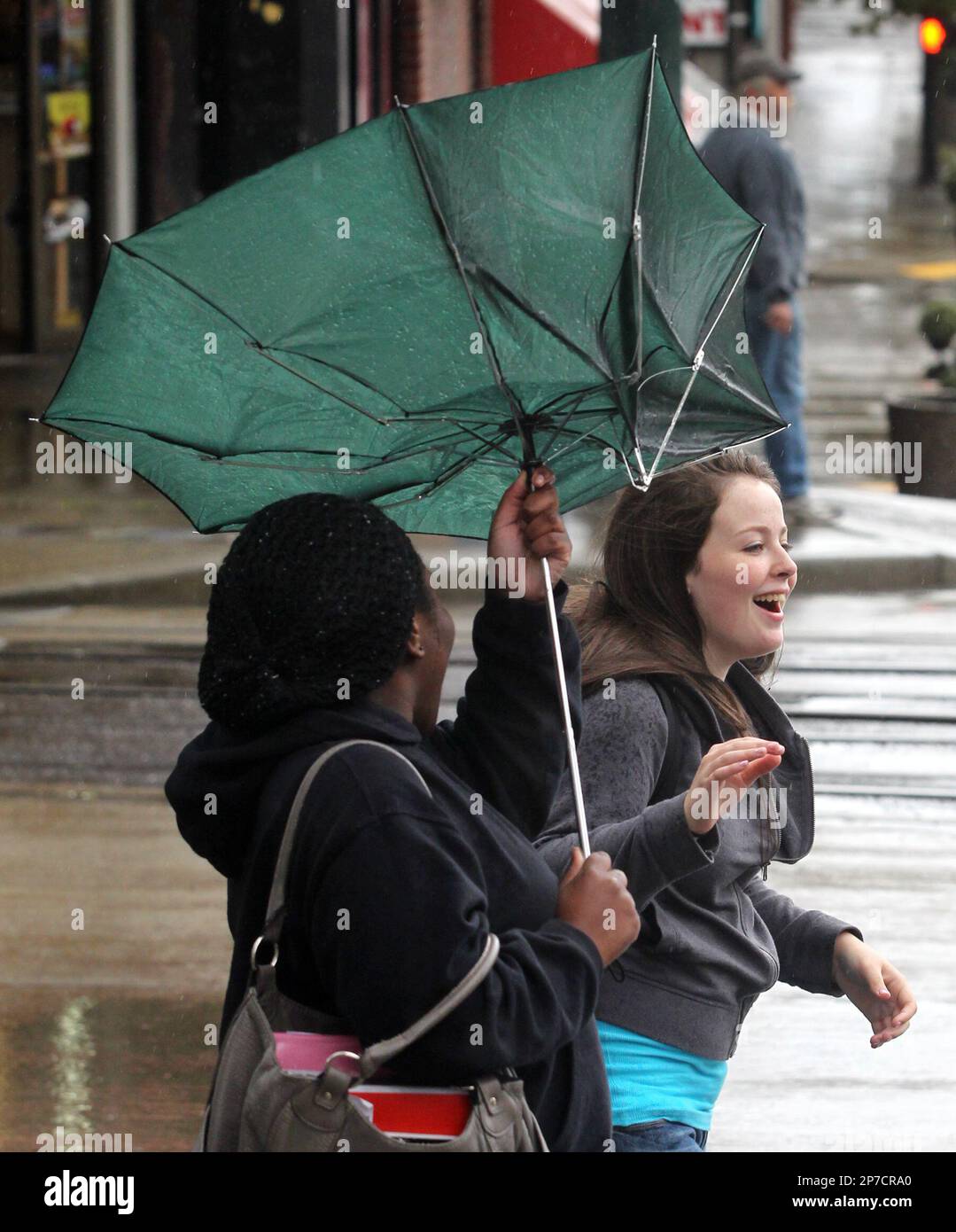 School of the Arts students Tanaysia Garden, left, and Savannah Medley ...