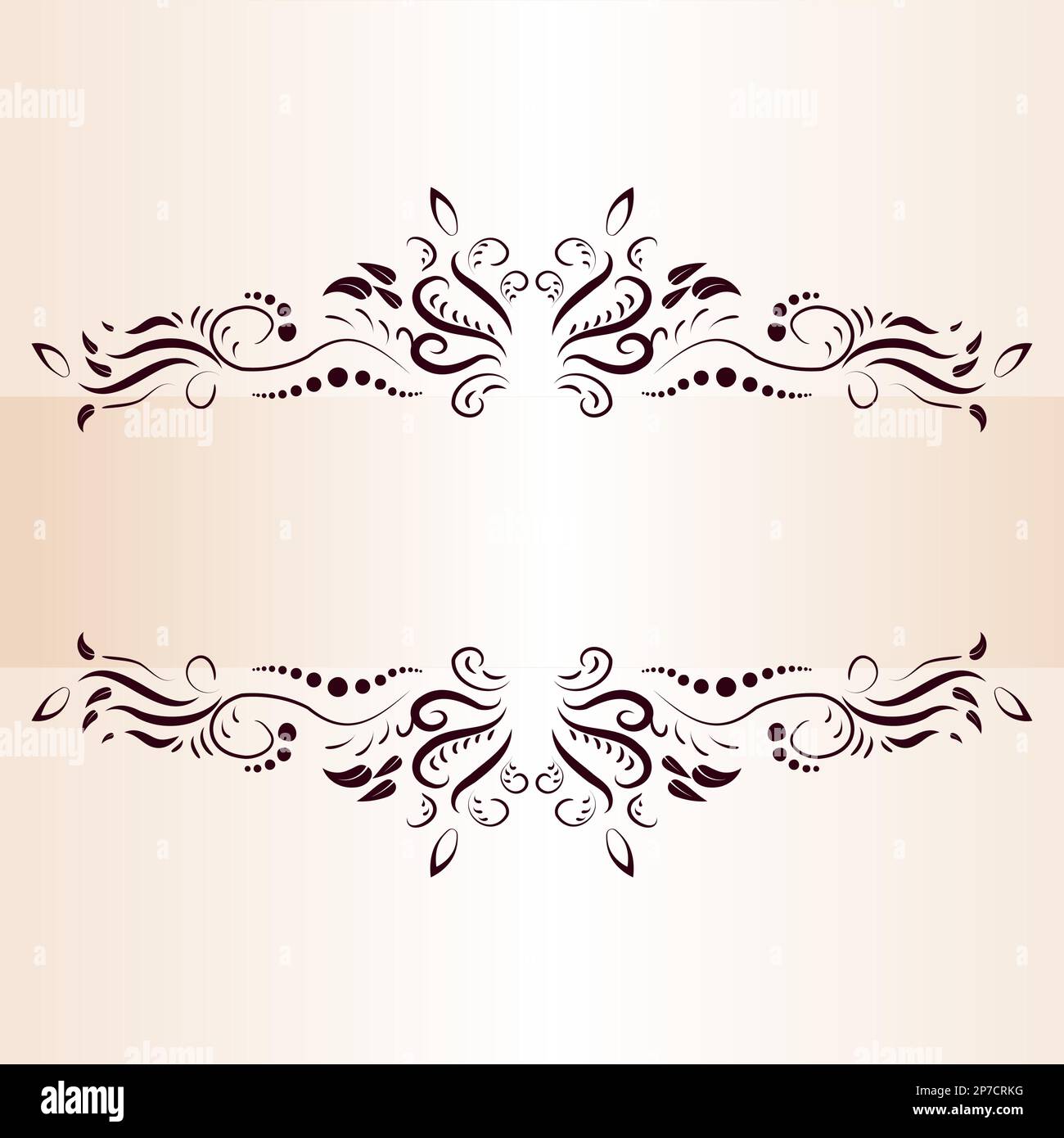 Luxurious frame decorated with flowers and leaves, exquisite background ...