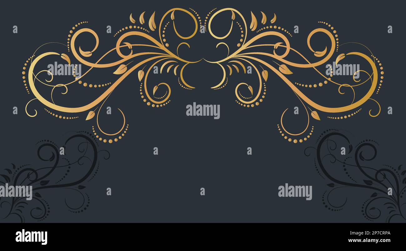 Luxurious frame decorated with flowers and leaves, exquisite background ...