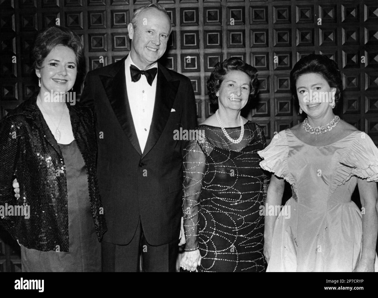 Mr. & Mrs. Ben Rose, left, Lady Bird Johnson, second from right ...