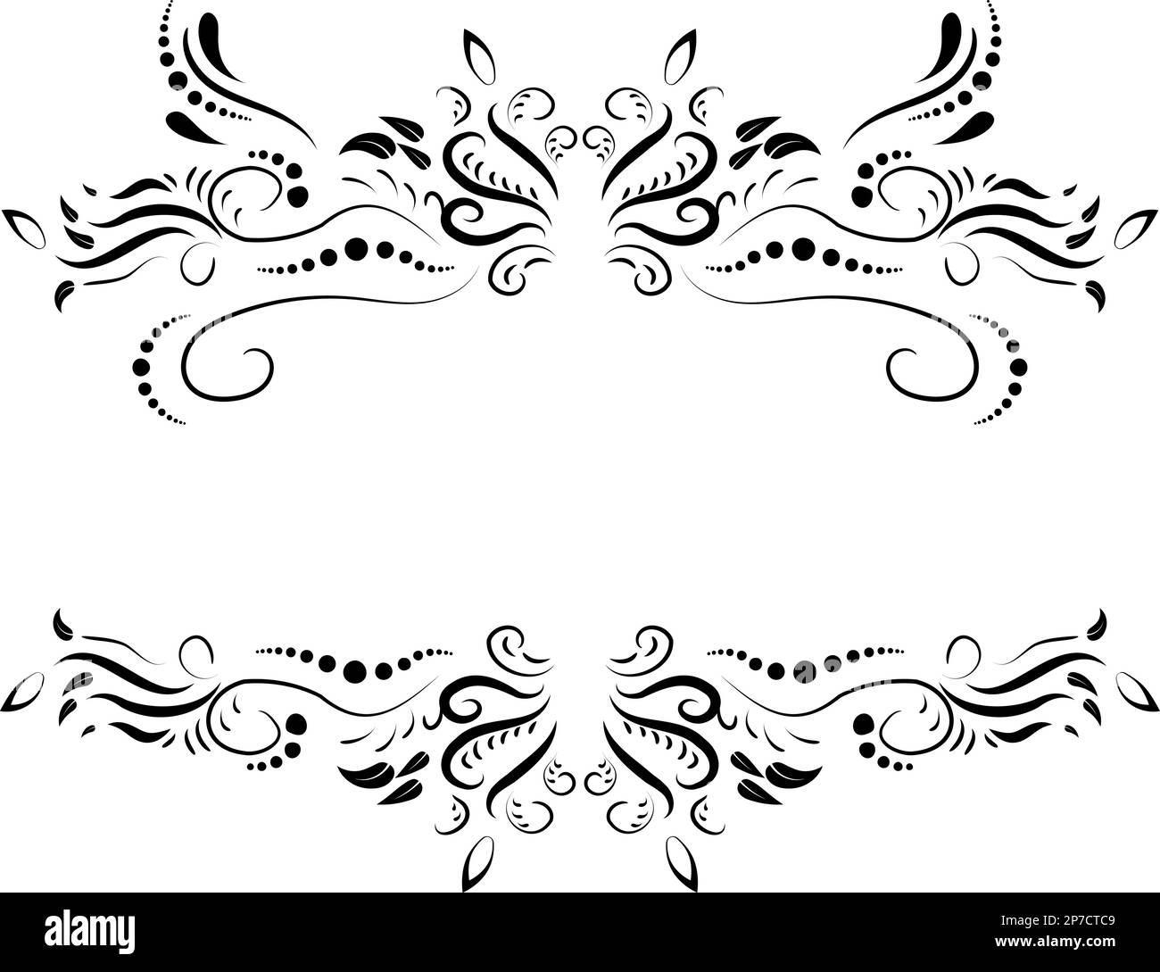 Luxurious frame decorated with flowers and leaves, exquisite background ...