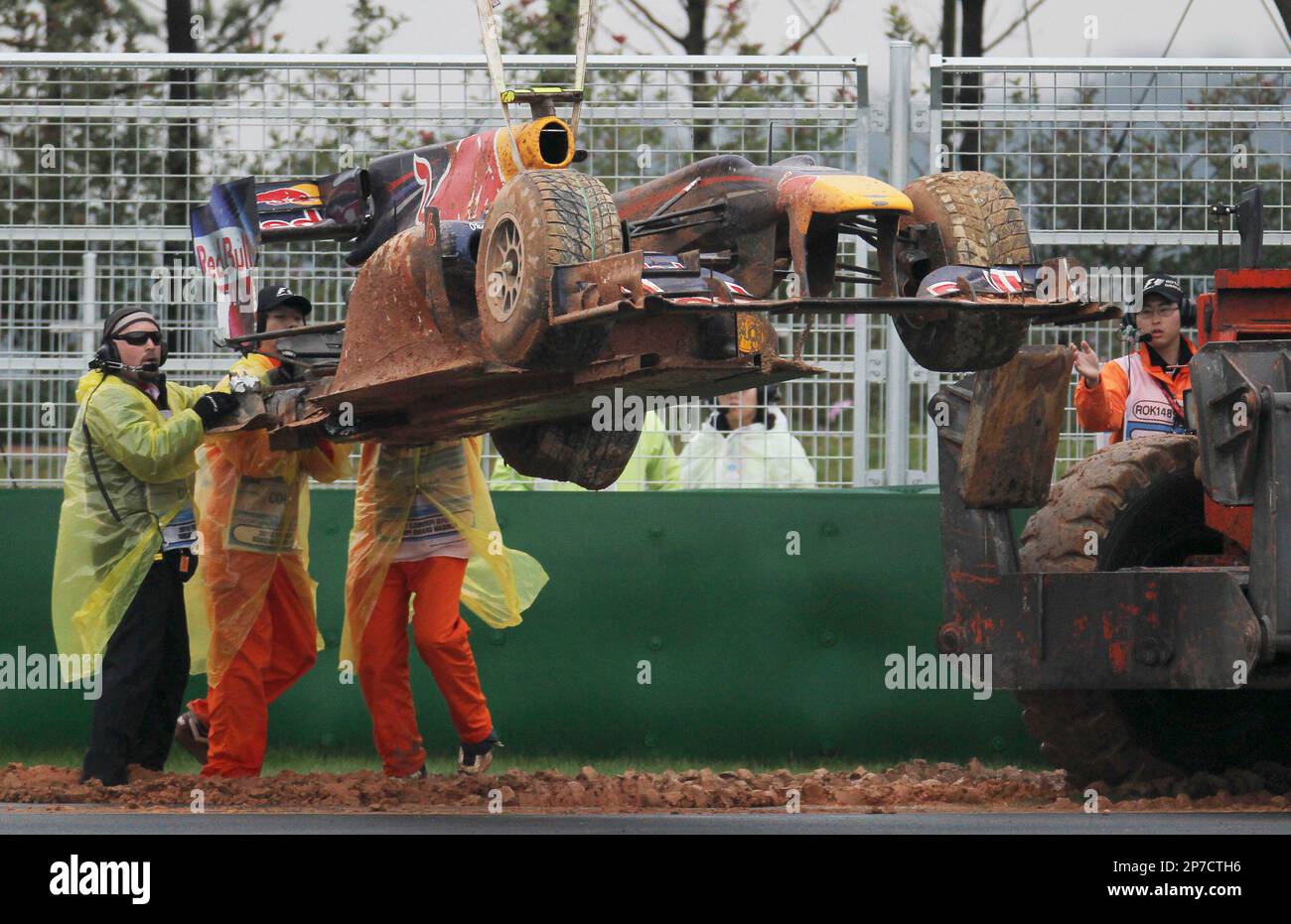 The car belonging to Red Bull Formula One driver Mark Webber of ...