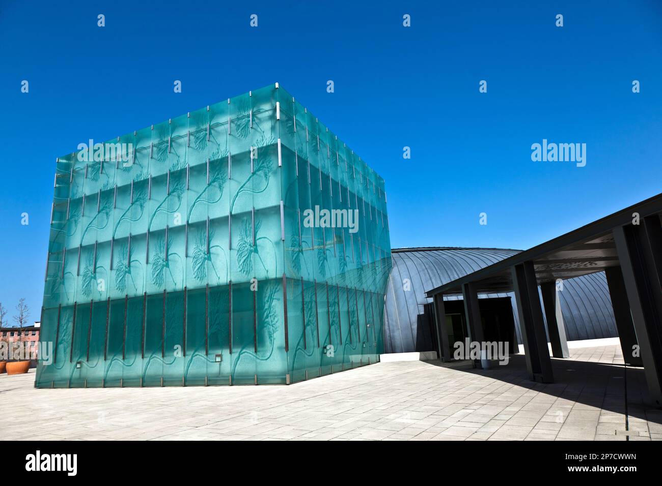 Wiesbaden, Germany - April 10, 2011: generic modern building in ...