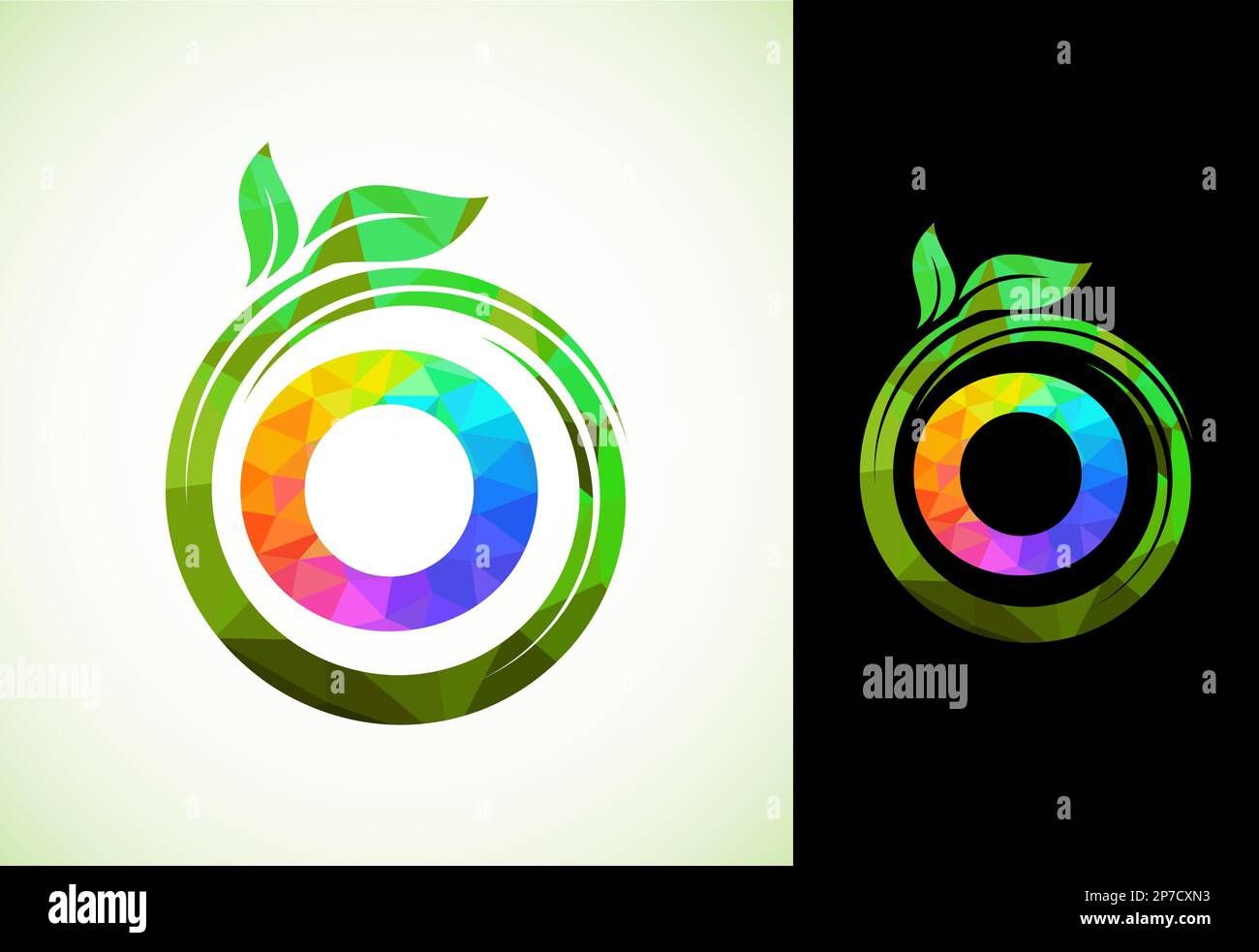 O shapes in nature Stock Vector Images - Alamy