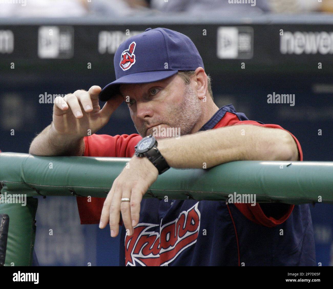FILE - This June 25, 2009, file photo shows Cleveland Indians manager ...