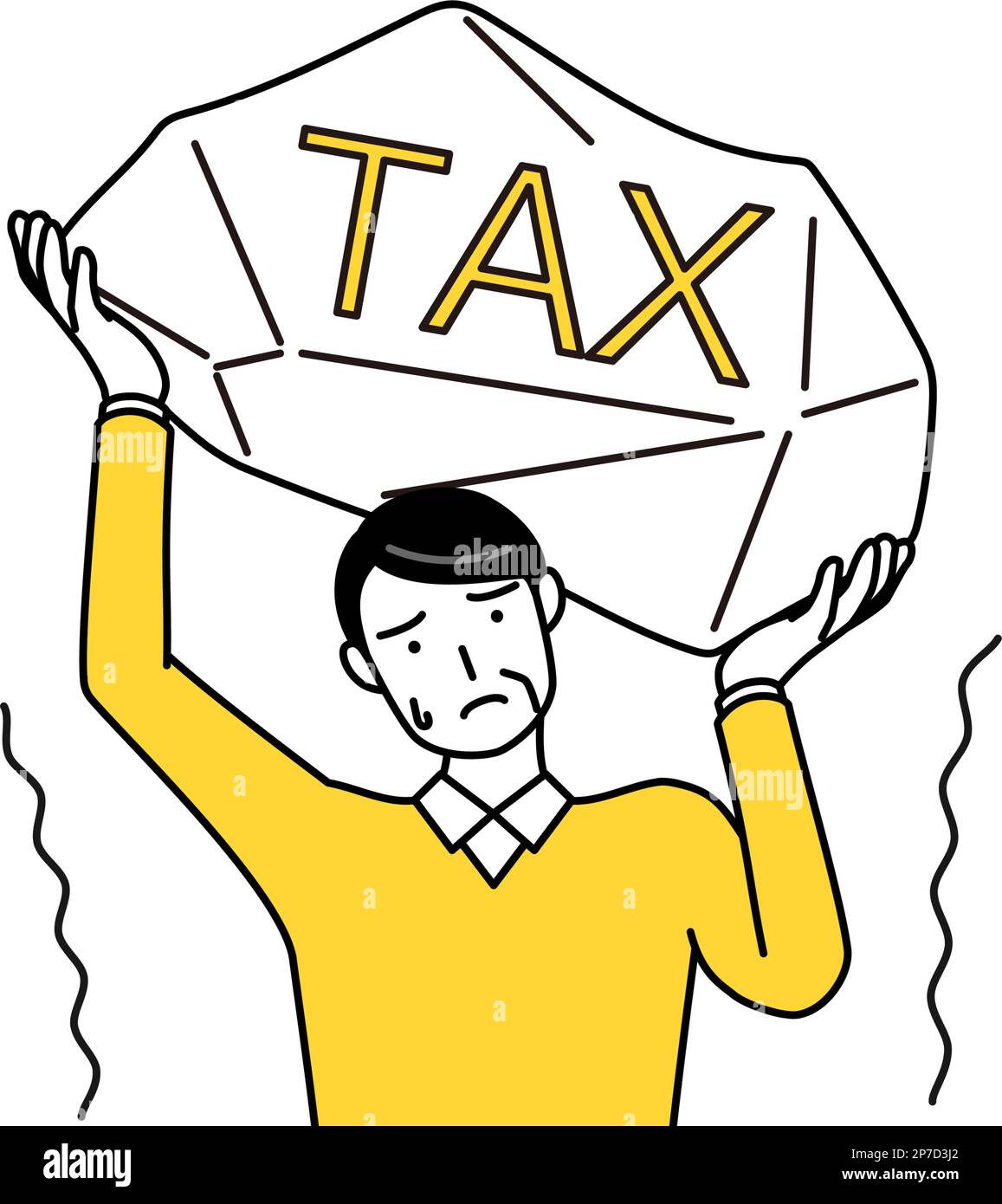 Trouble middle aged Stock Vector Images - Alamy