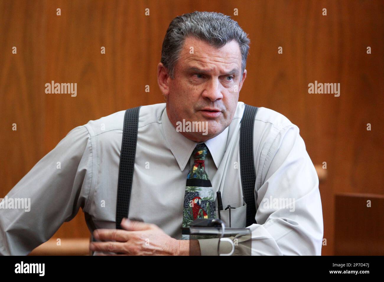 Attorney Dennis Messoline testifies Wednesday, Oct. 13, 2010 at the ...