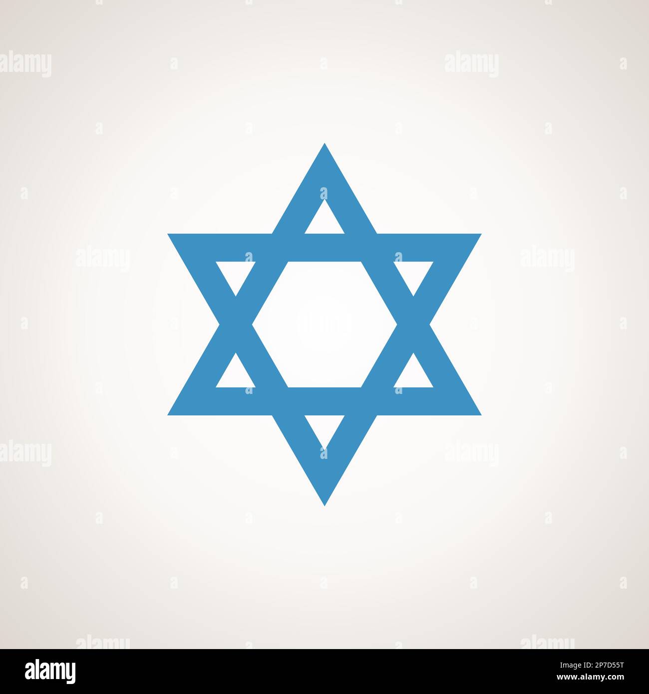 Star of David - symbol from the flag of Israel Stock Vector Image & Art ...