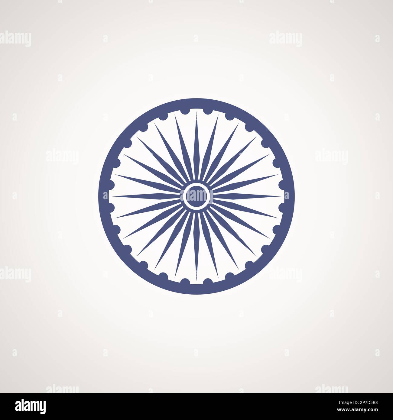 Ashoka Chakra - symbol from the flag of India Stock Vector Image & Art ...
