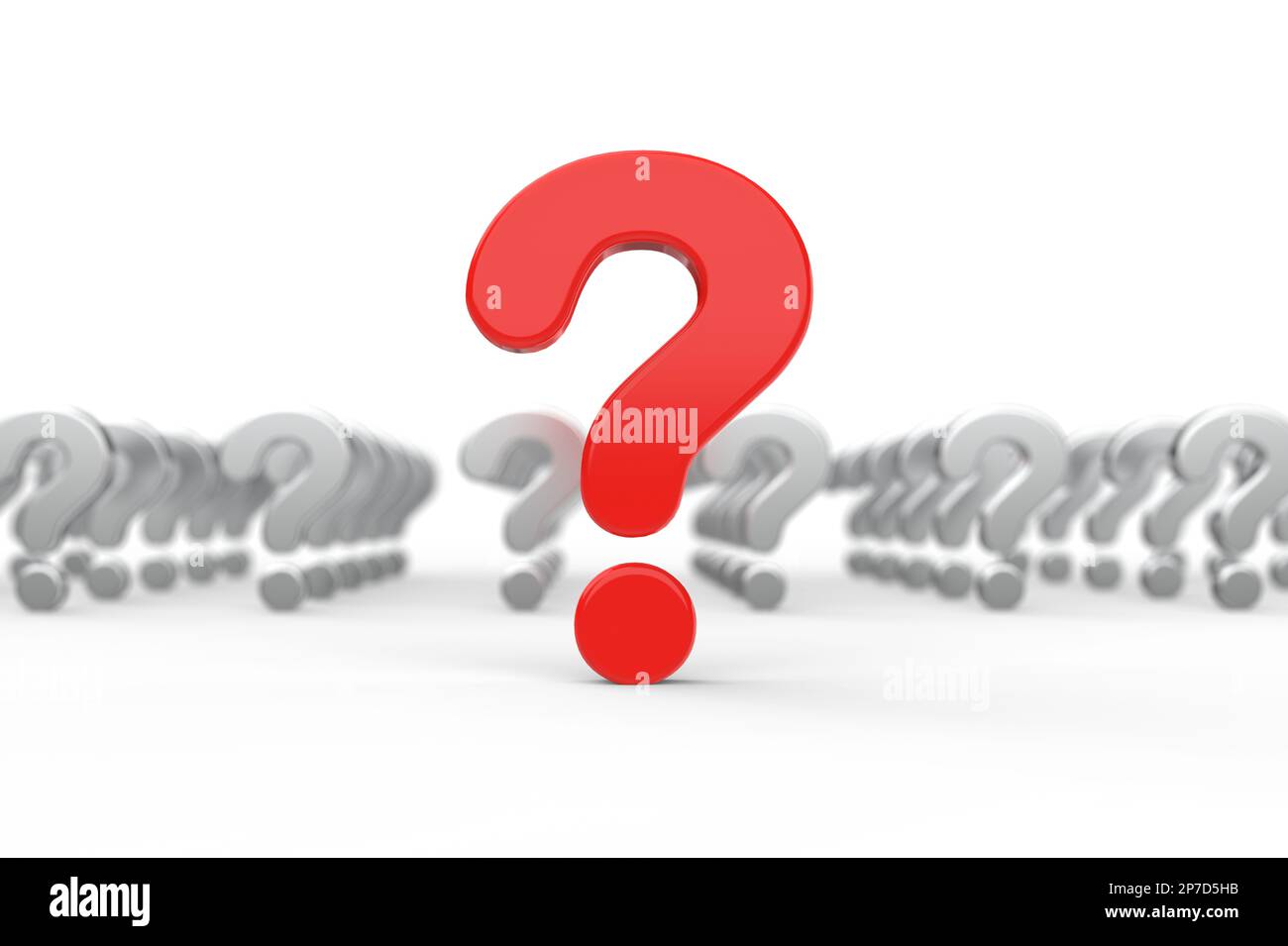3D Illustration of Question mark symbol Stock Photo - Alamy