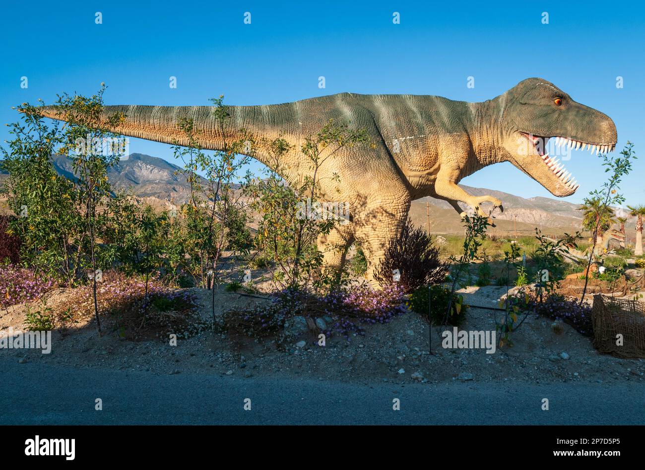 Cabazon Dinosaurs in California on a Summer Day Stock Photo - Alamy
