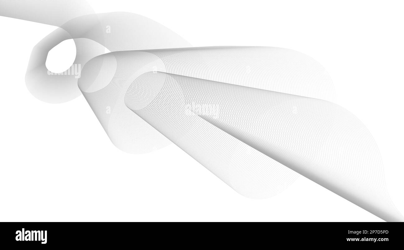 Wave line background with smooth shape. Beautiful wavy line on a white ...