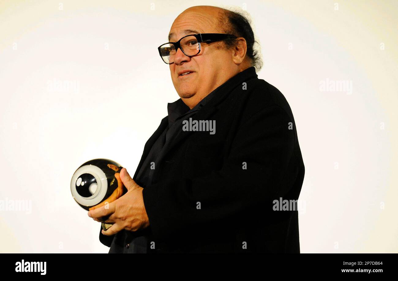 In this photo made available on Monday, Oct. 4, 2010, actor Danny de ...