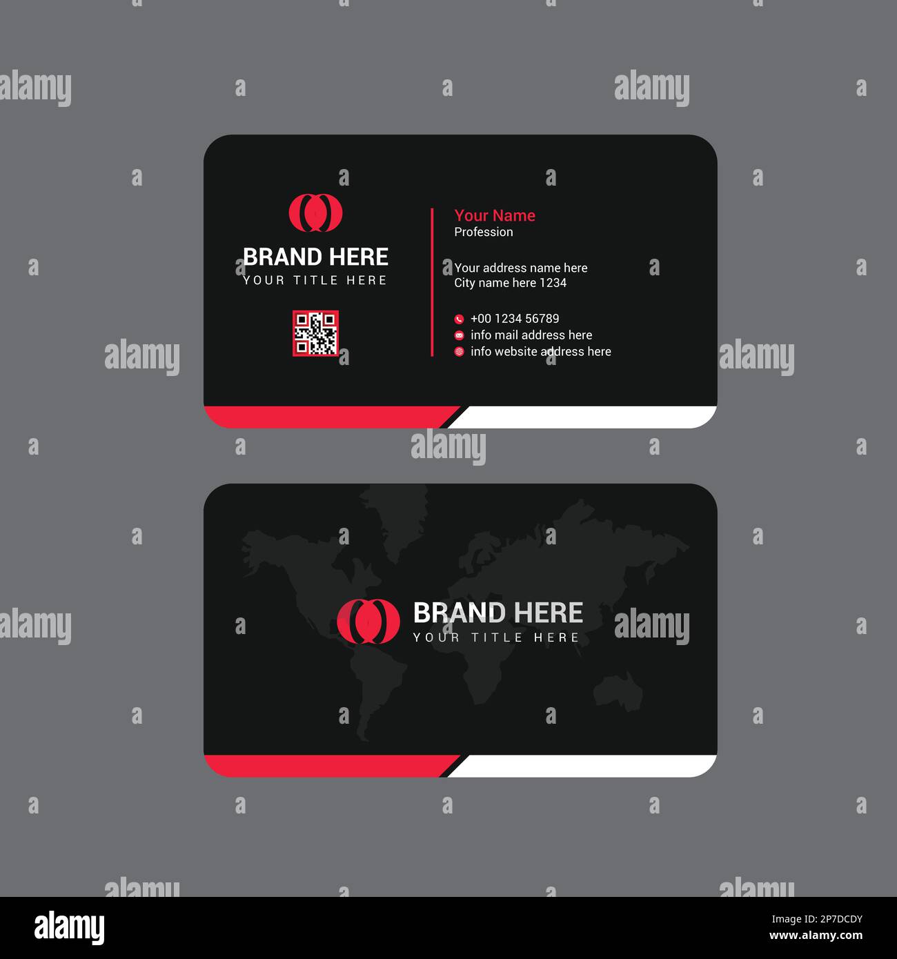 Template corporate concept blue Stock Vector Images - Alamy