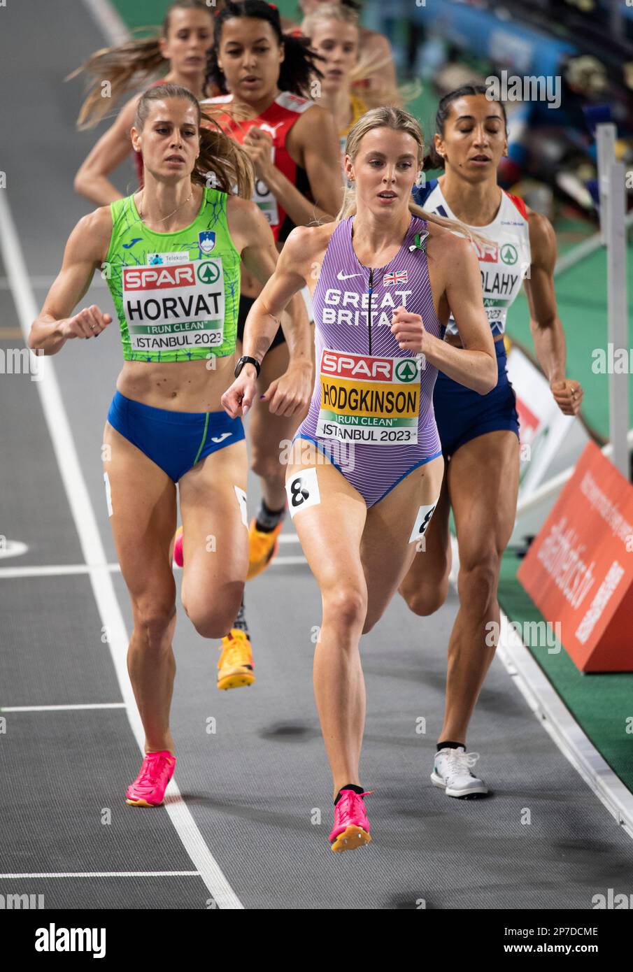 Keely Hodgkinson of Great Britain & NI competing in the women’s 800m ...