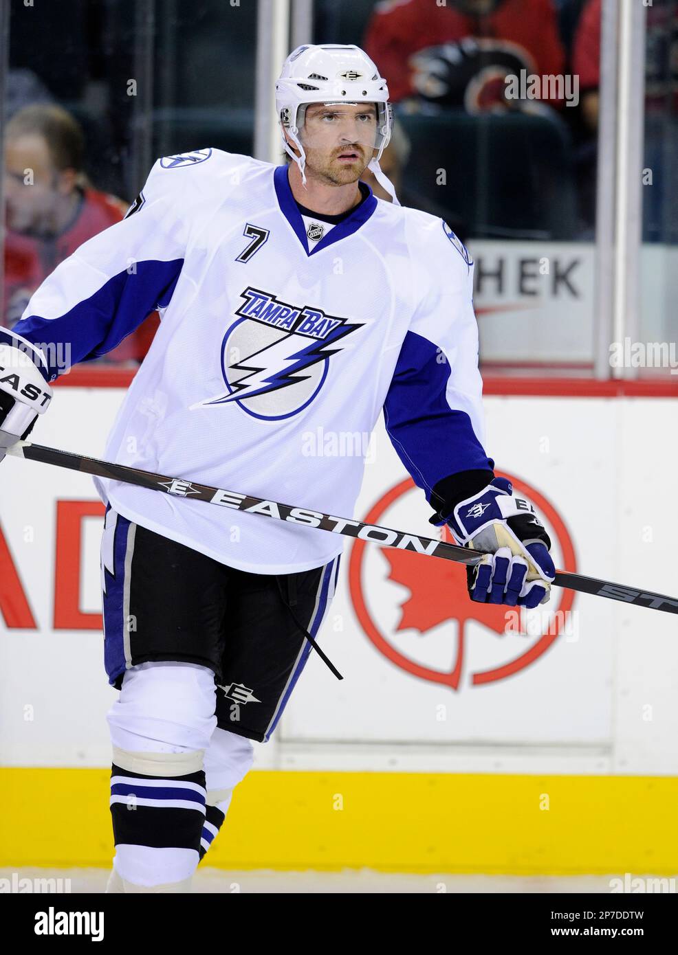 NHL player profile photo on Tampa Bay Lightnings' Brett Clark during a ...