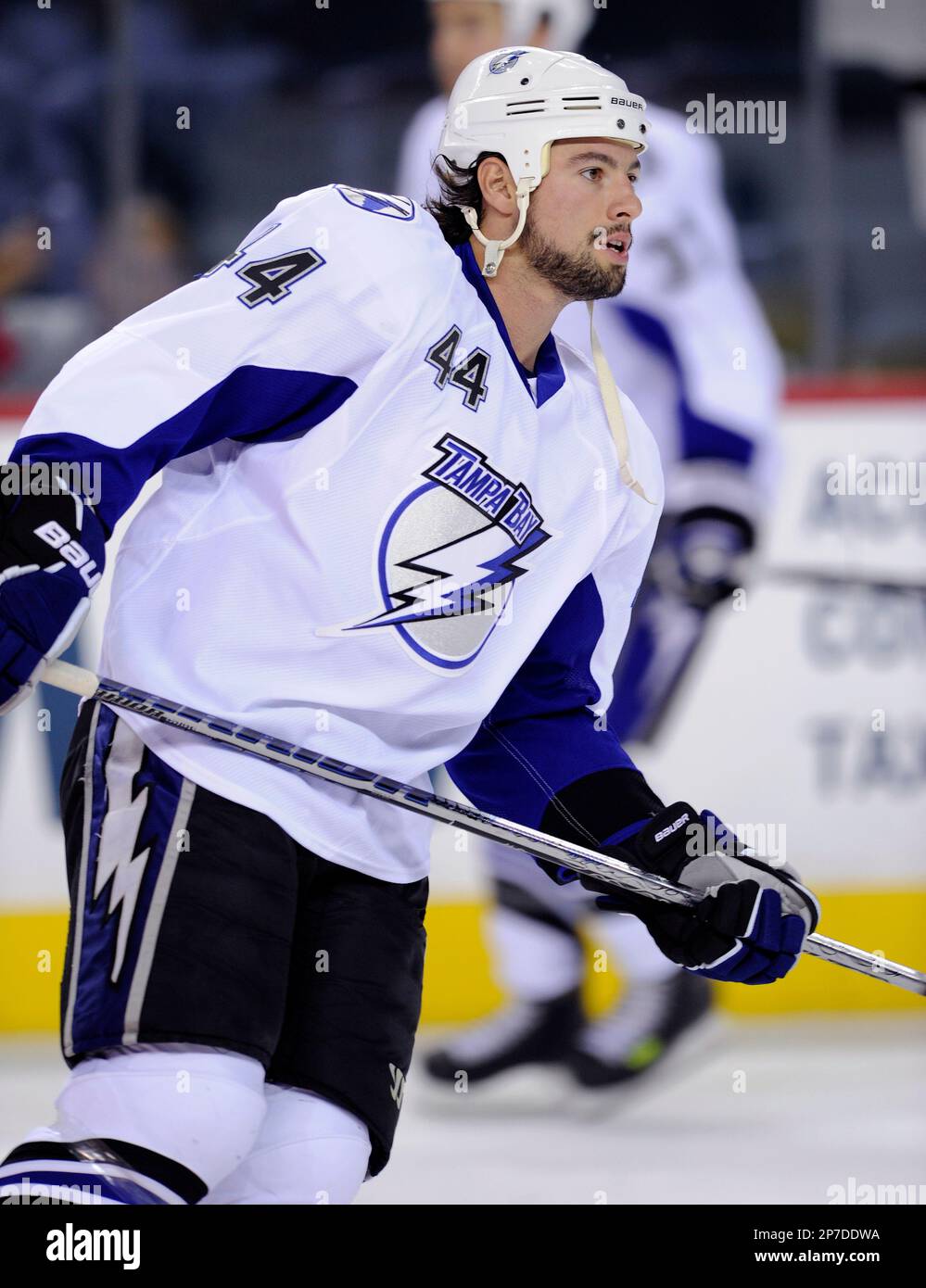 NHL player profile photo on Tampa Bay Lightnings' Nate Thompson during ...