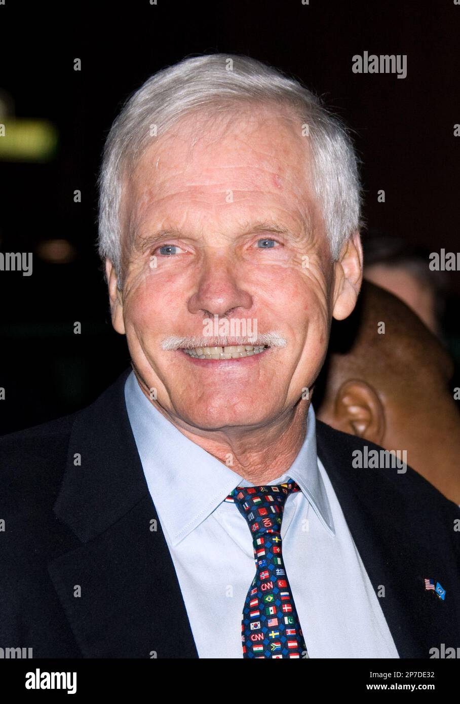 FILE - In this Nov. 10, 2008 file photo, Ted Turner leaves a taping of ...