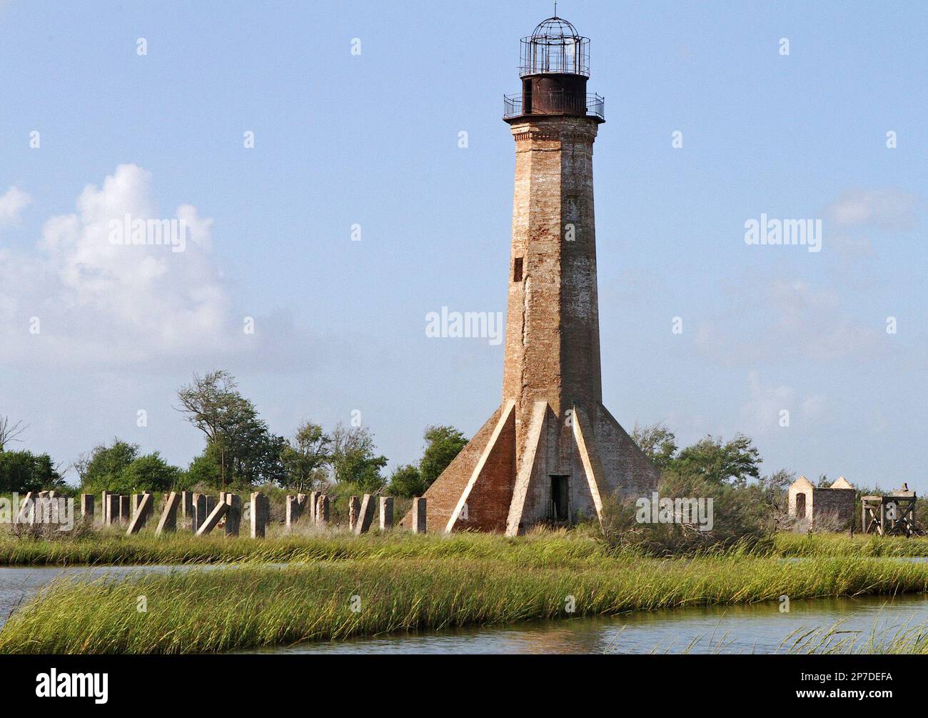 **ADVANCE FOR THE WEEKEND OF OCT. 2-3** The Sabine Lighthouse sits at ...