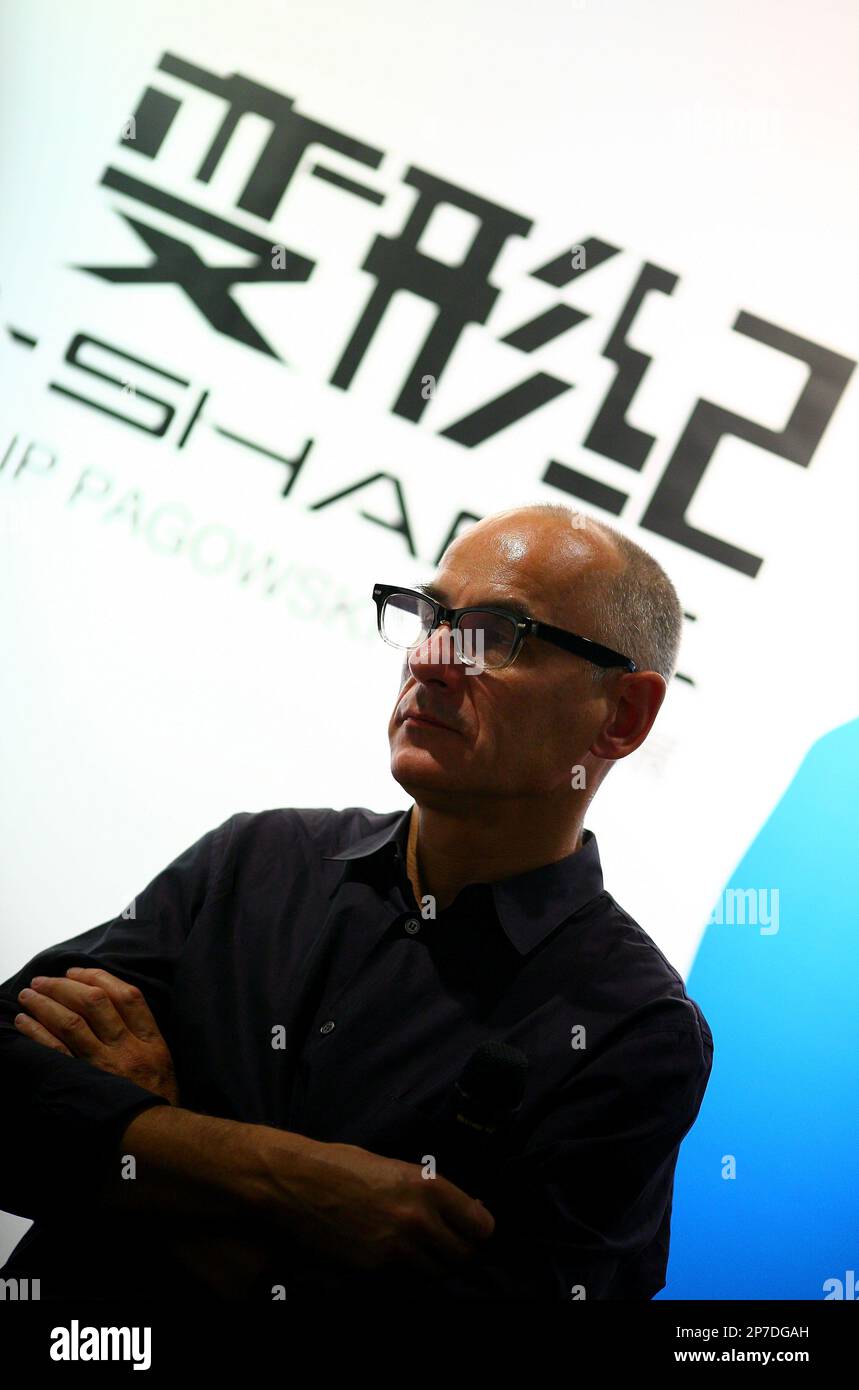 New York artist and illustrator Filip Pagowski attends the Li-Ning X ...